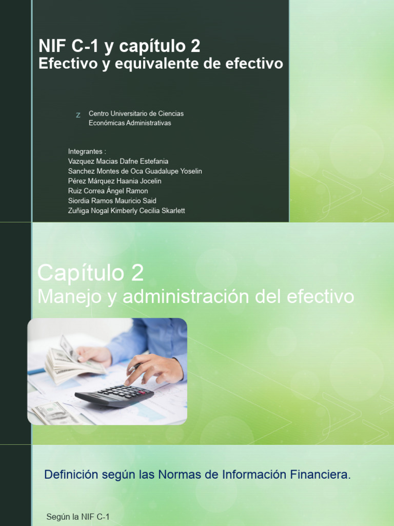 NIF C-1 y Capítulo 2 | PDF | Bancos | Cheque