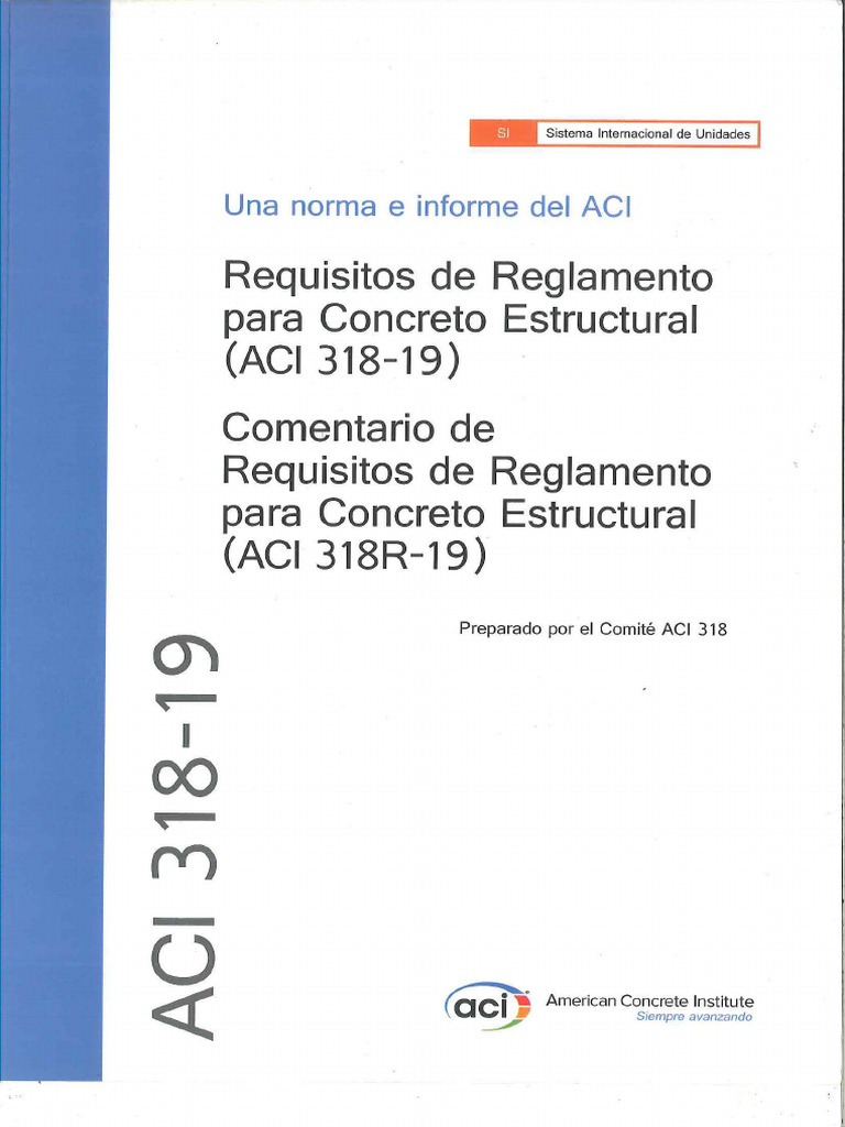 ACI 318R 19 Español | PDF