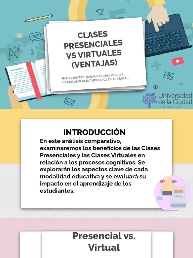 Clases Virtuales vs. Presenciales - VENTAJAS | PDF | Atención | Enseñando
