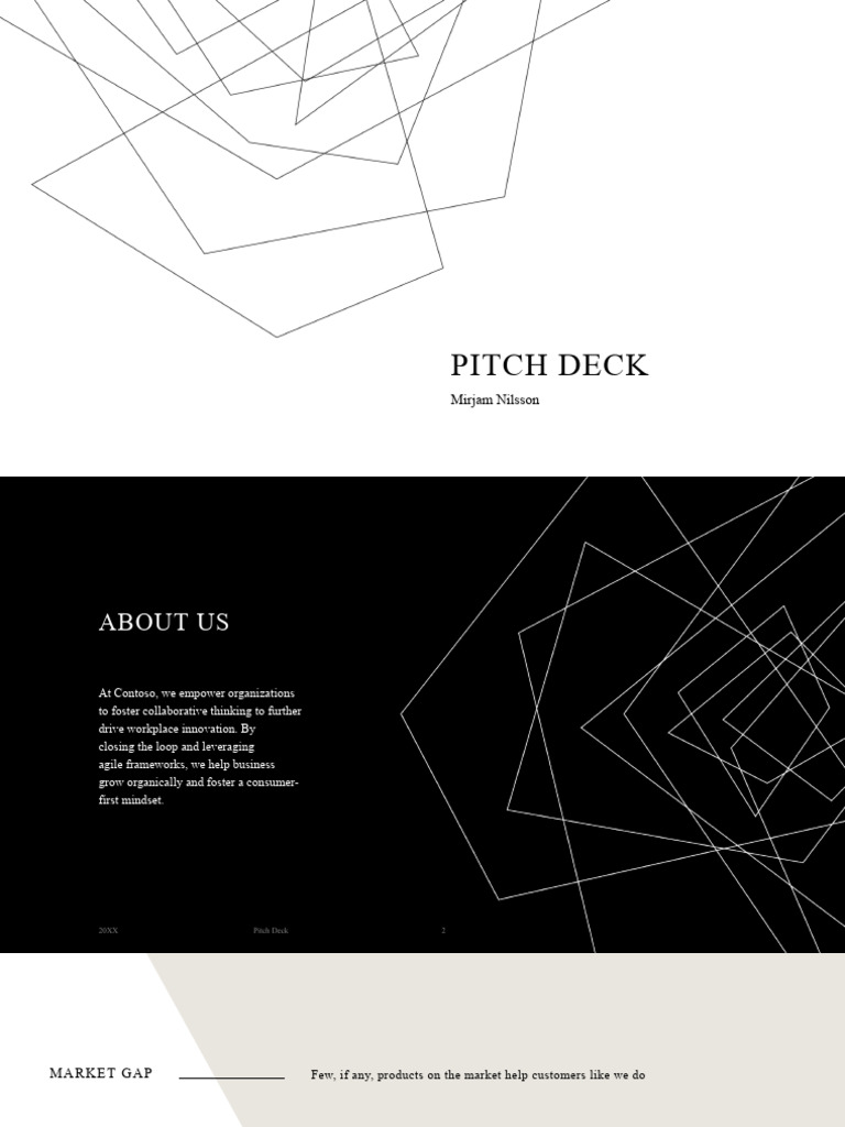 Pitch Deck: Mirjam Nilsson | PDF | Target Audience | Business