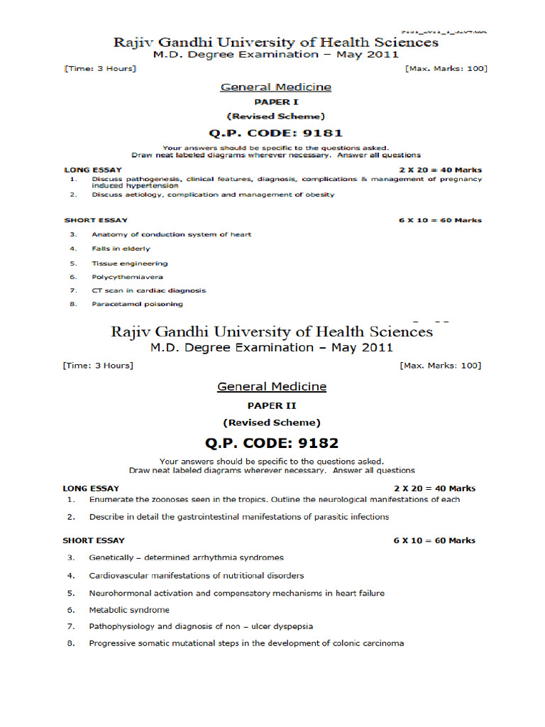 Previous Year Q Papers | PDF | Hepatitis | Infection