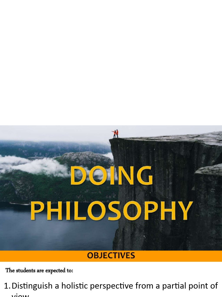 q1 Lesson 1 Doing Philosophy | PDF