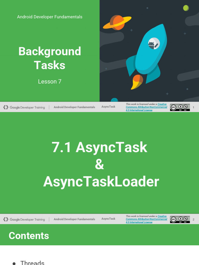 7.1 AsyncTask and AsyncTaskLoader (1) | PDF | Android (Operating System) | Thread (Computing)