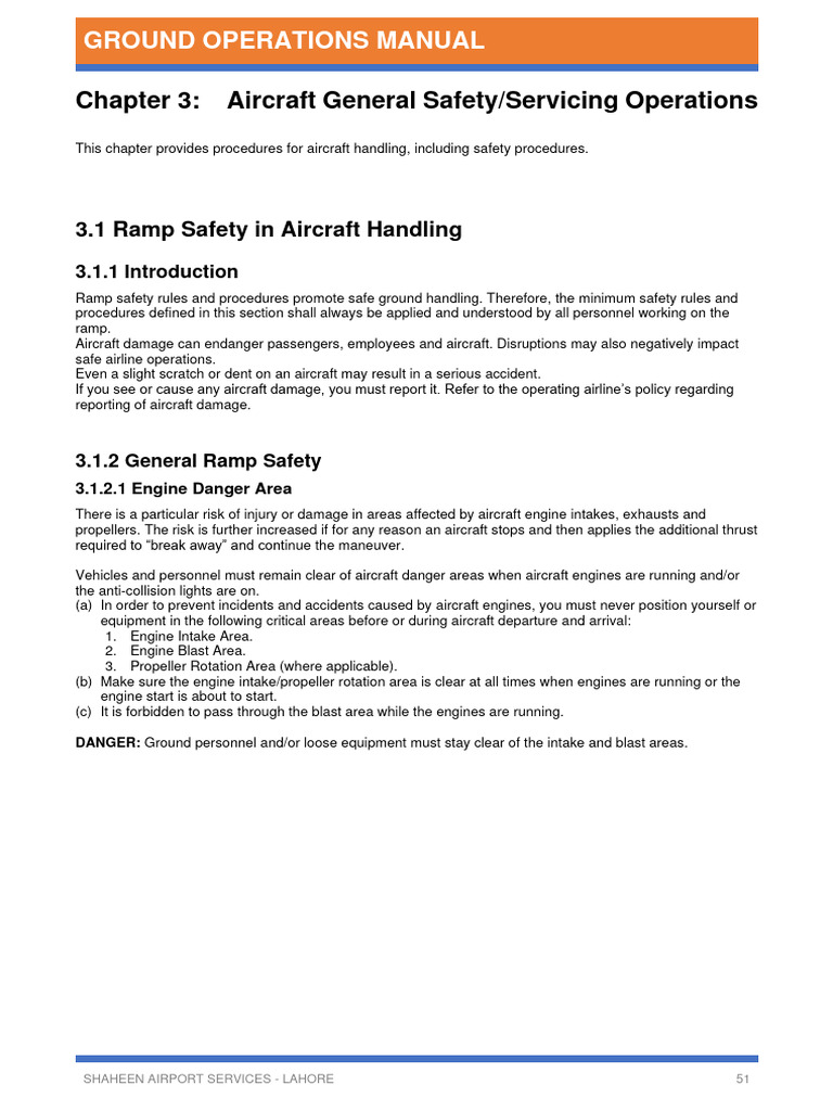 Ground Operations Safety Manual | PDF | Foreign Object Damage | Aviation