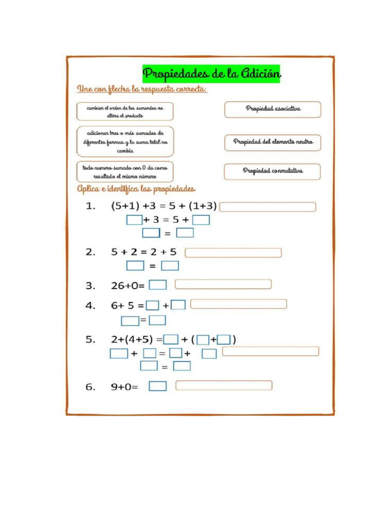 Propiedades de La Suma | PDF