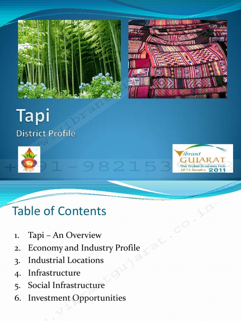 Tapi District Profile | PDF