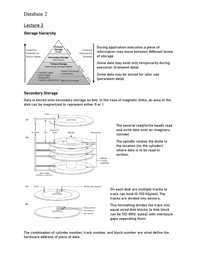 Database 2 Notes Pdf Database Index Relational Model