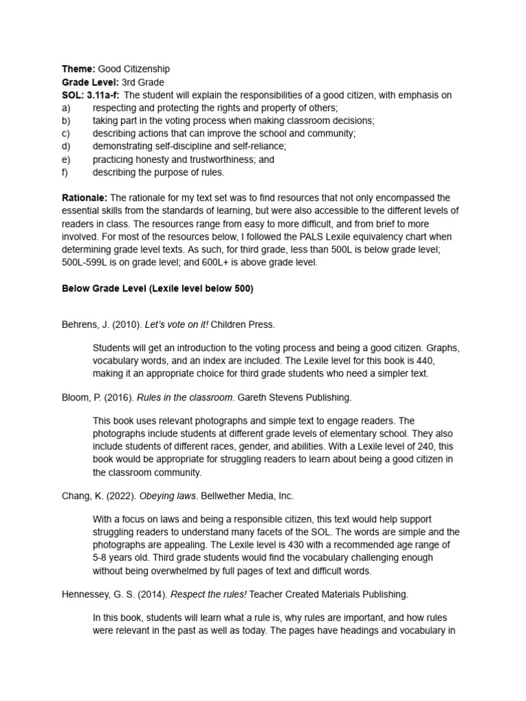 Read 550 Chaney Text Set 1 | PDF | Books | Citizenship