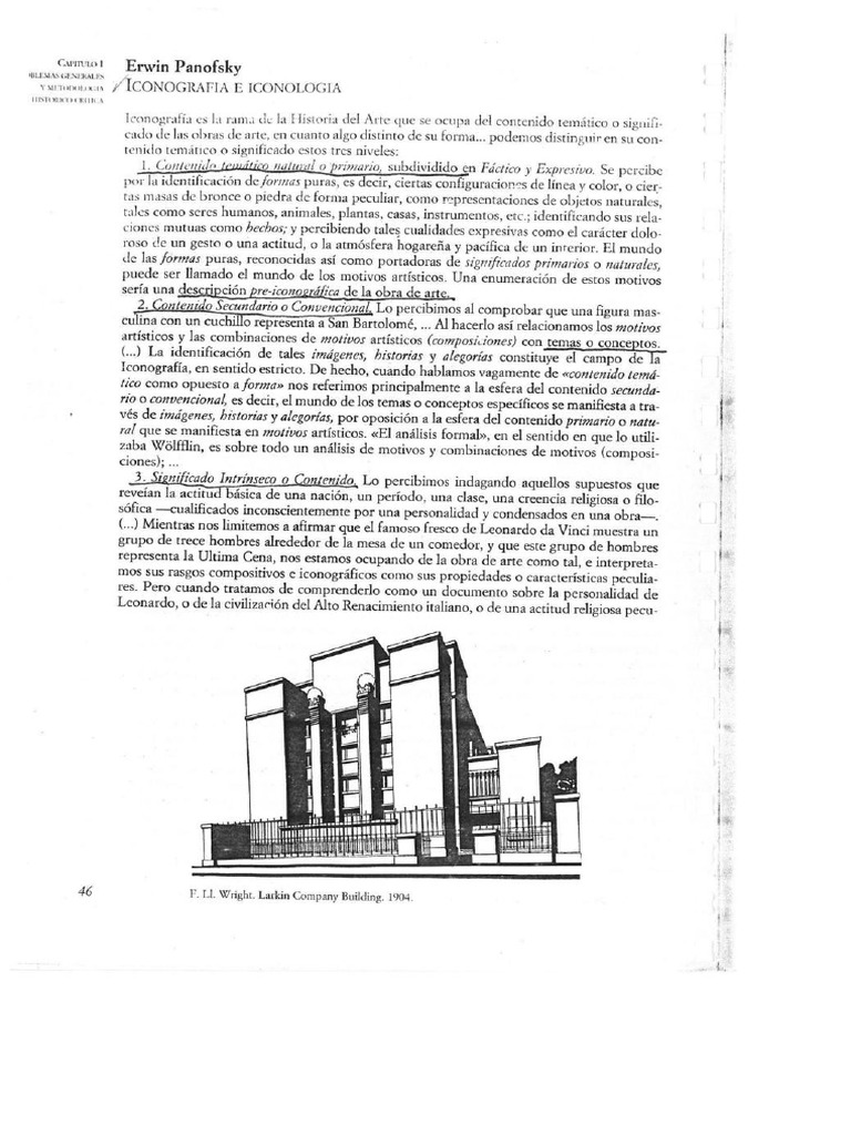 Panofsky - Iconografia e Iconología | PDF