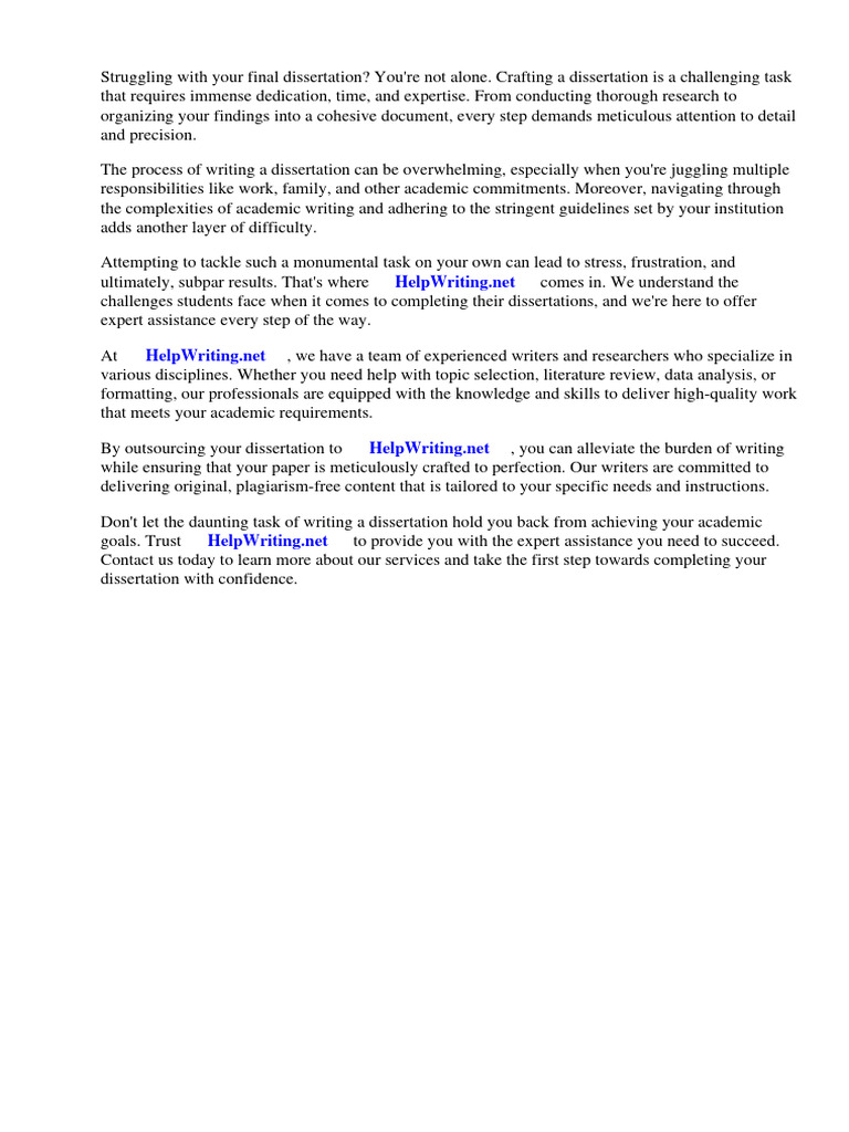 Final Dissertation Sample | PDF | Survey Methodology | Thesis