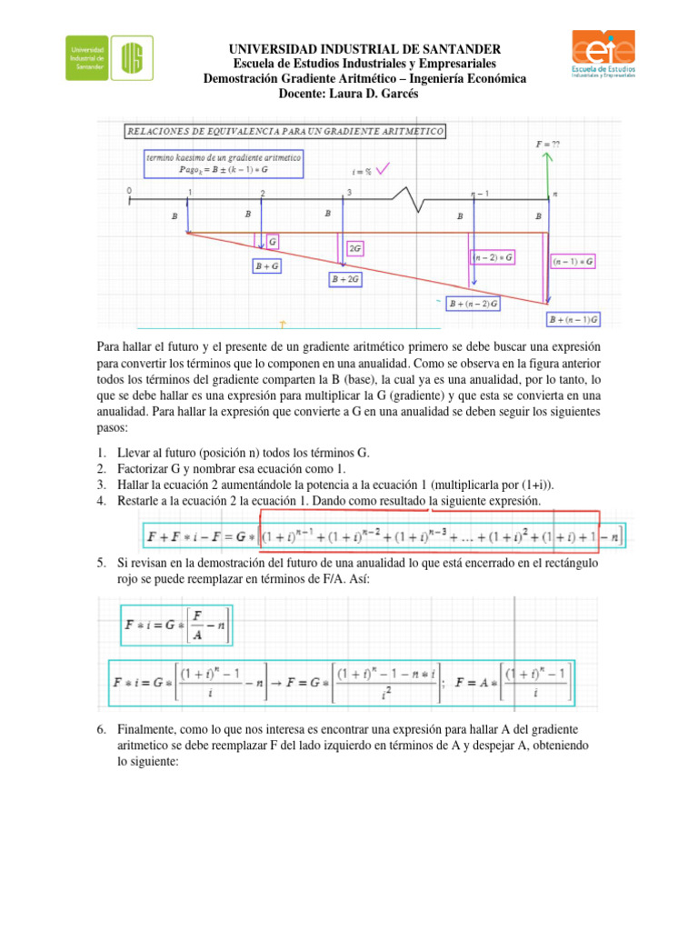Ldgarcar - Pasos Demostración Gradiente Aritmetico | PDF Ldgarcar - Pasos Demostración Gradiente Aritmetico | PDF