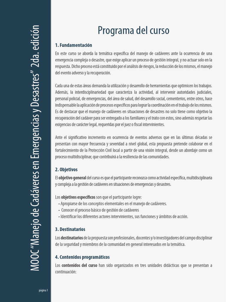 Programa 4 MOOC 2020 | Descargar gratis PDF | Evaluación | Curso abierto masivo en linea