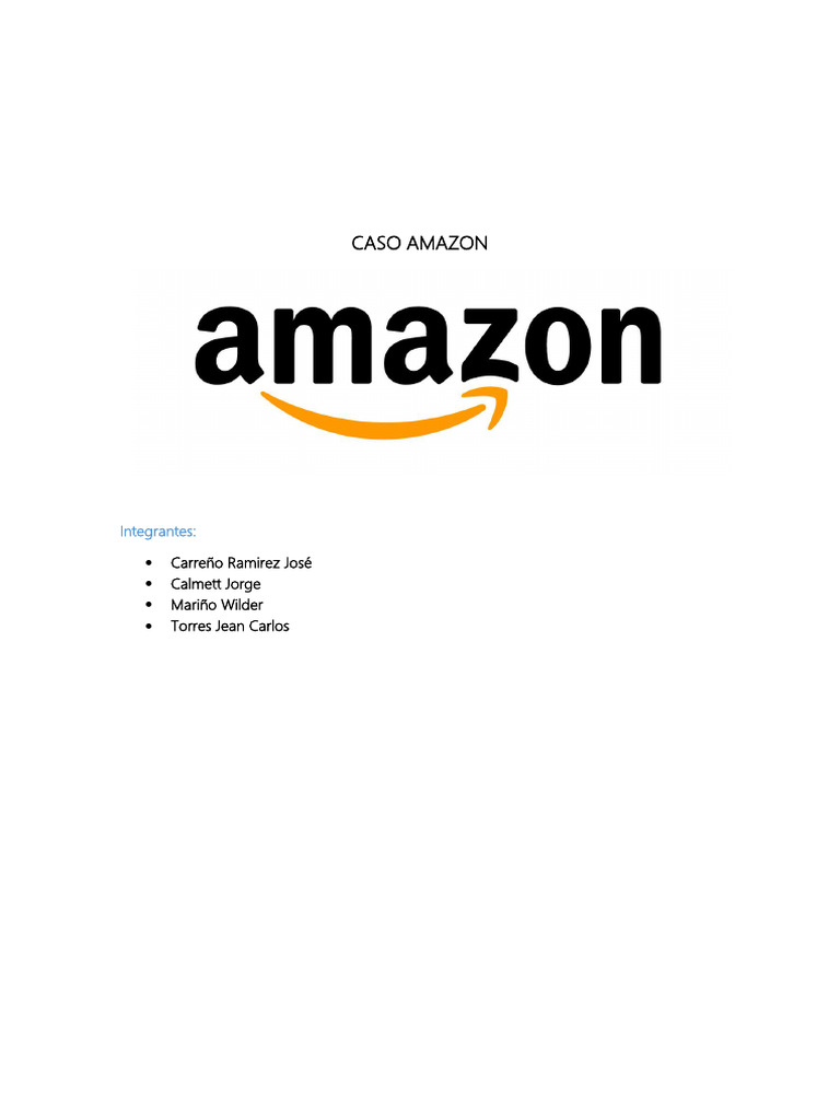 Caso Amazon | PDF | Amazon Kindle | Vehículo aéreo no tripulado