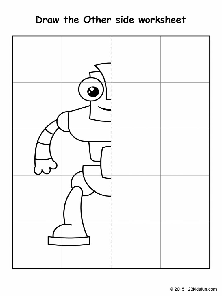 123kidsfun Com Draw The Other Side 6 | PDF