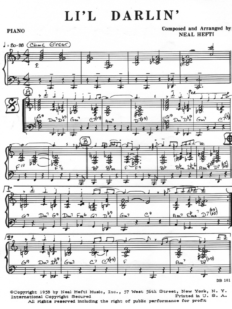 LilDarlin Piano | PDF