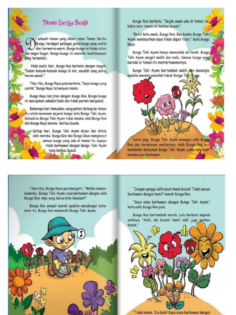 Cerita Taman Seribu Bunga | PDF