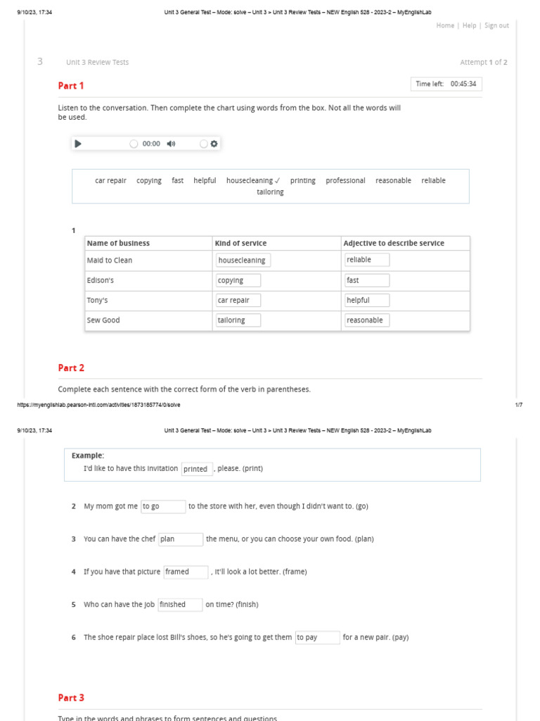 Test Unit 3 | PDF | Syntax | Grammar
