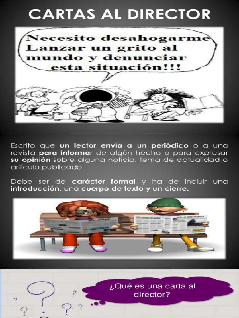 Carta Al Director | PDF