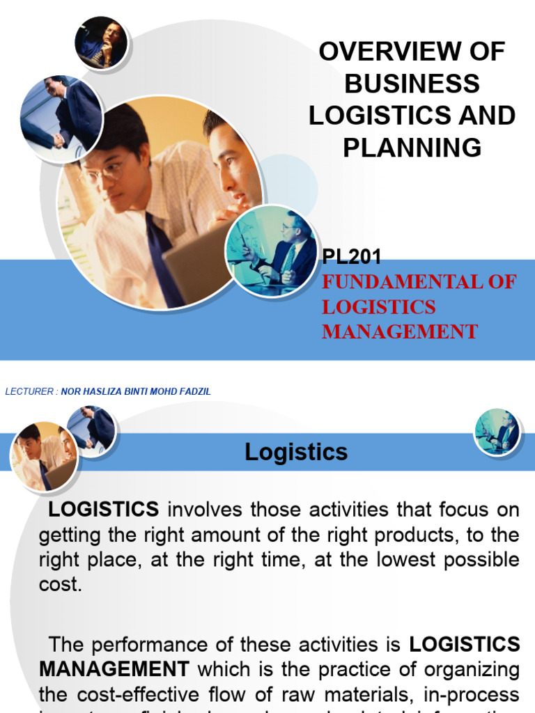 Chapter 1 Ovcerview of Buss Logistics and Planning | PDF | Logistics | Supply Chain