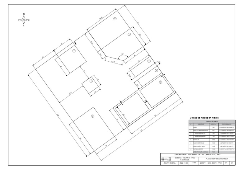 FORMATO A2-Plano Distribucion Finca | PDF