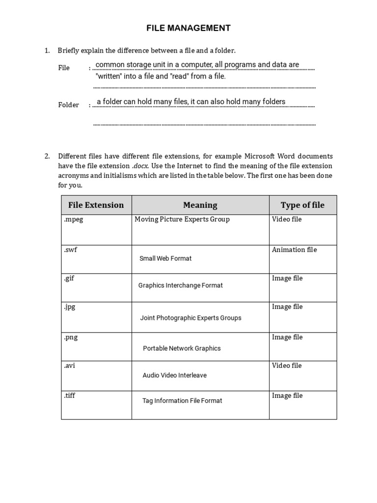 File Management | PDF | Computer File | File Format File Management | PDF | Computer File | File Format