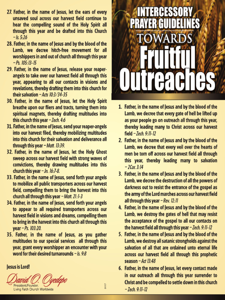 Towards Fruitful Outreaches | PDF