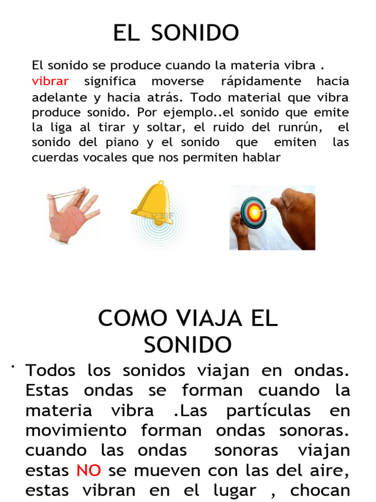 El Sonido | PDF