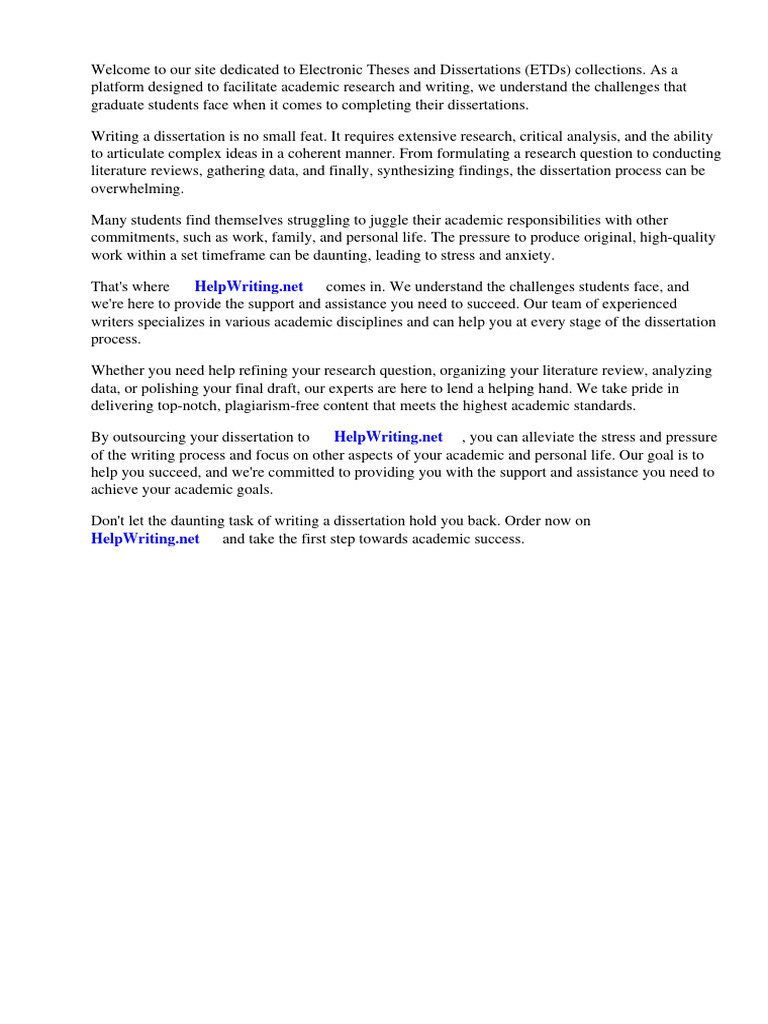 Electronic Theses and Dissertations Etds Collections | PDF | Thesis | Open Access