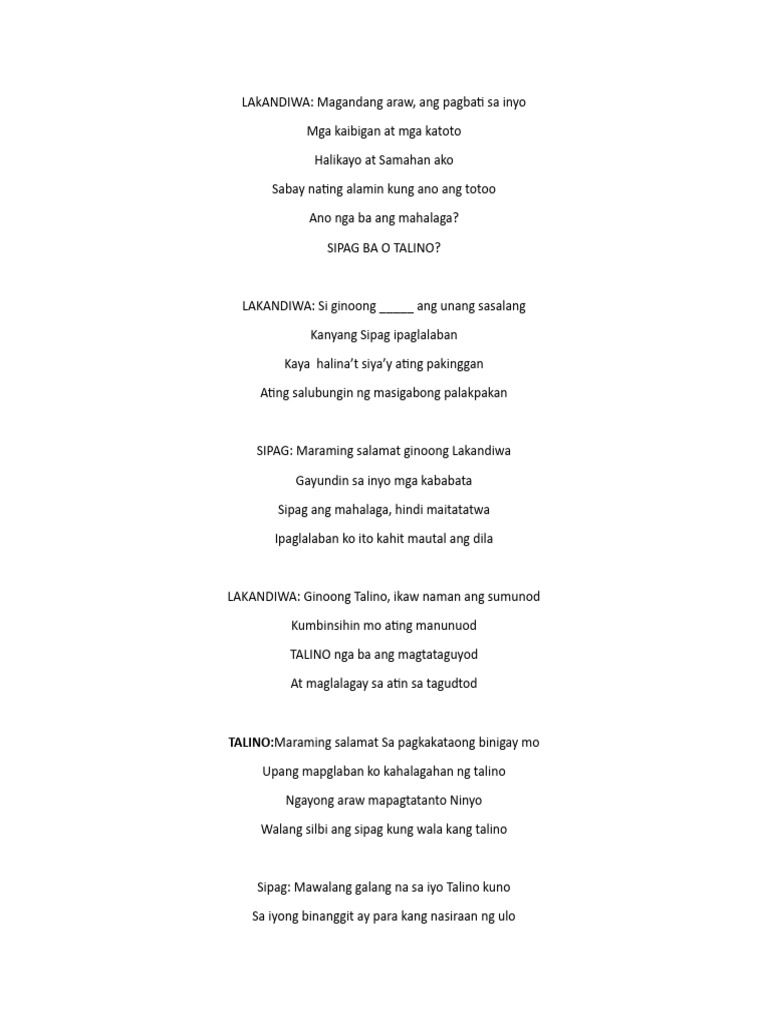 Magandang Araw | PDF