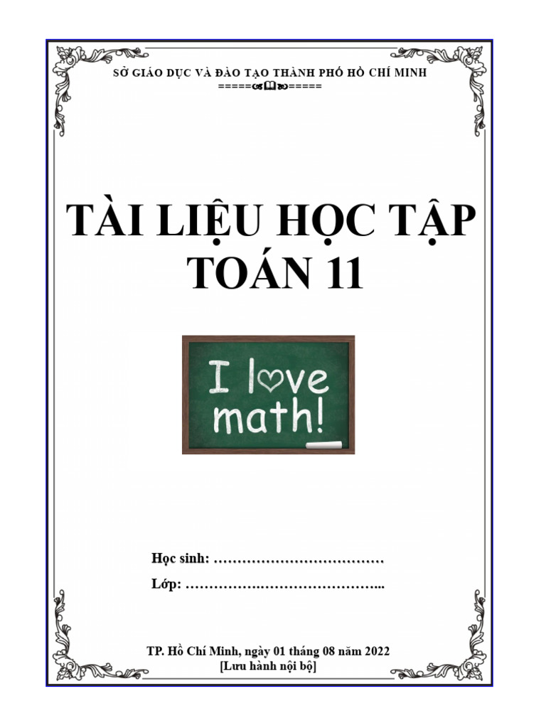 Tai Lieu Hoc Tap Toan 11 Hk1 + Hk2 v2 | PDF