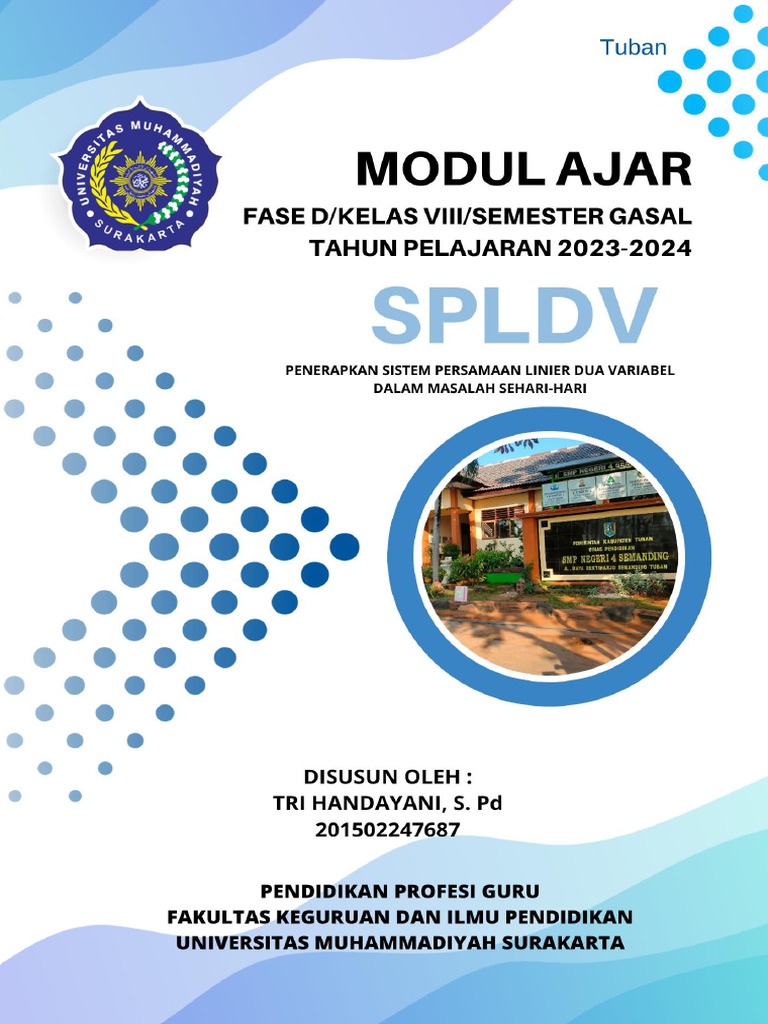 Modul Ajar SPLDV | PDF | Sains & Matematika