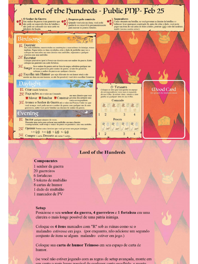 Root The Marauder e PNP Lord of The Hundreds PT BR 170720 | PDF