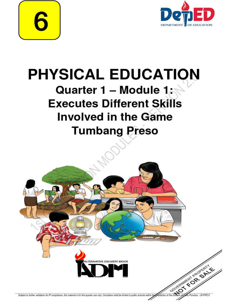 Pe6 Module 1 Week 1.final | PDF | Learning | Physical Fitness