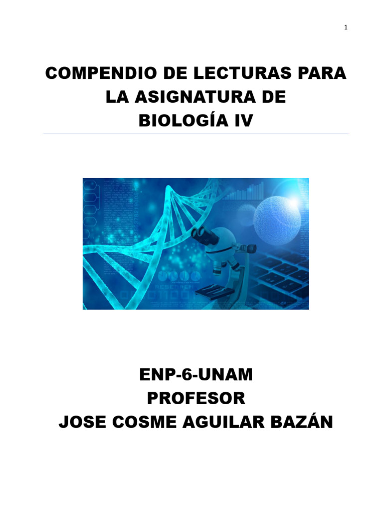 Libro-Digital-Actividades de Biologia-Pdf-Jose Cosme-Enp-6-23-24 | PDF ...