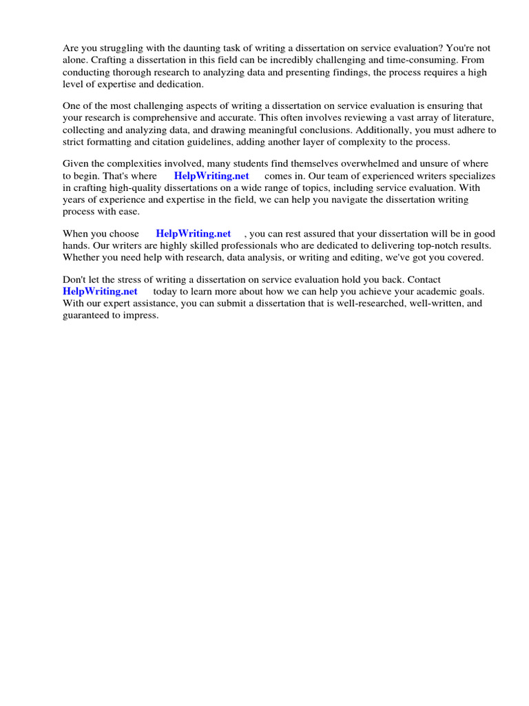 Dissertation Evaluation Strategies | PDF | Thesis | Evaluation