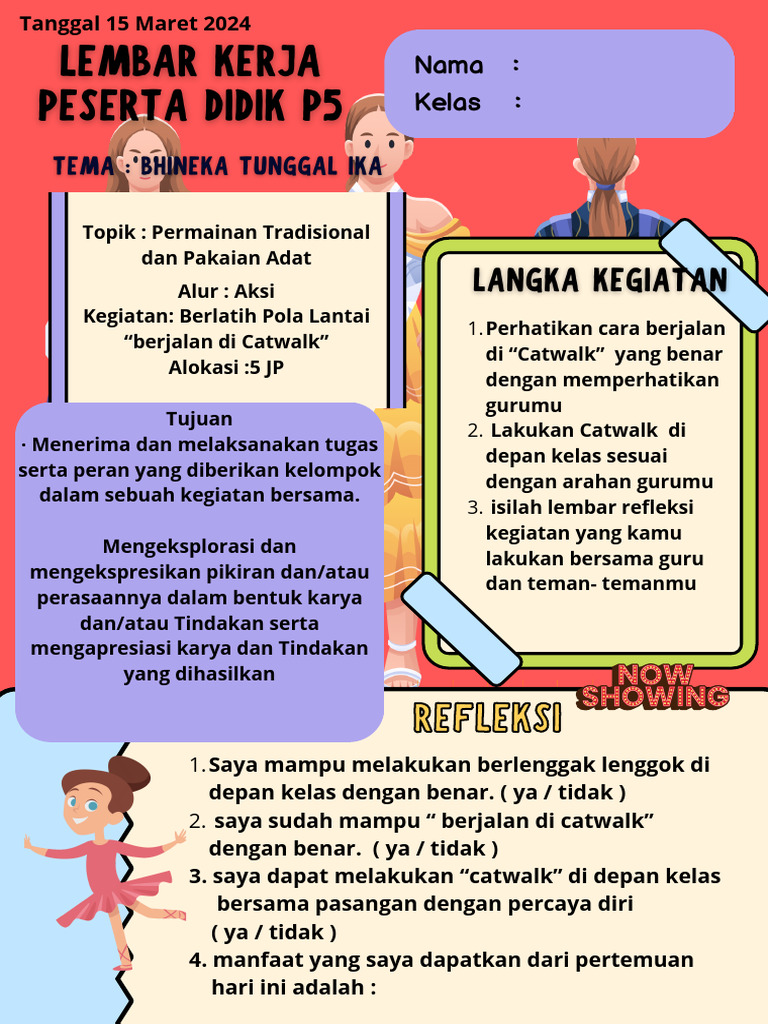 LKPD P5 Kelas 1 A 15 Dan 22 Maret | PDF