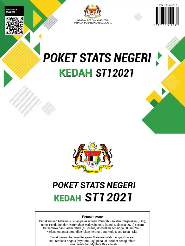 Poket Stats Kedah ST1-2021 | PDF