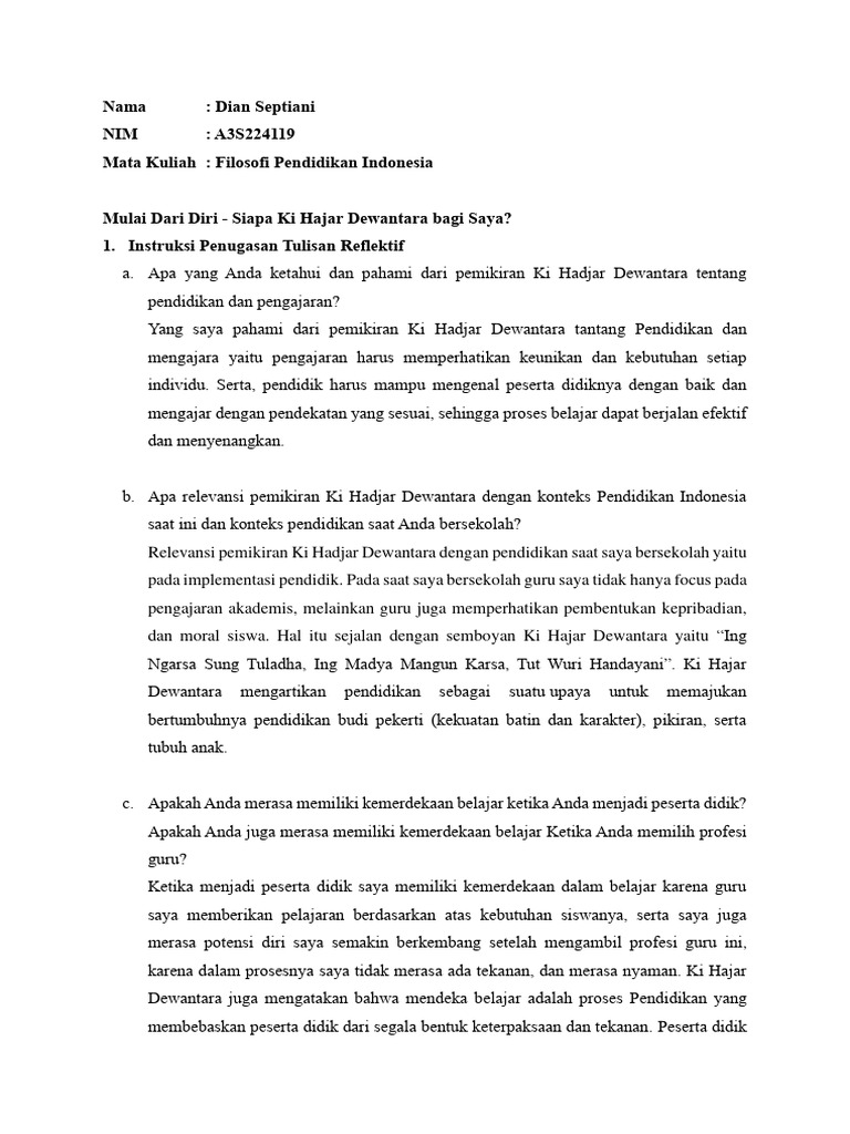 T2 Mulai Dari Diri | PDF