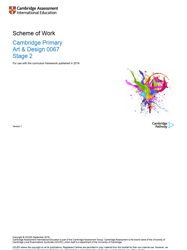 Primary Art Design Stage 2 Scheme of Wok | PDF | Learning | Drawing