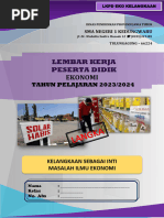 MODUL AJAR UKIN SMA 10 EKONOMI Kebutuhan Manusia Dan Kelangkaan Sumber Daya | PDF