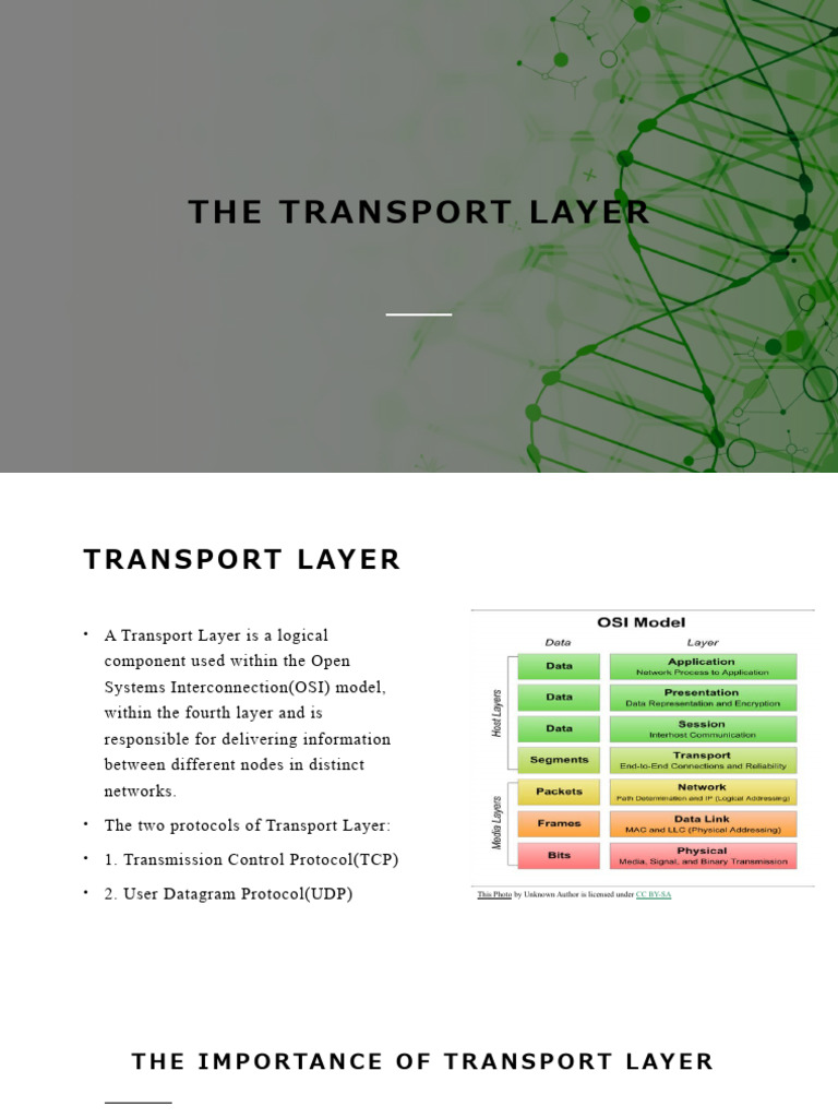 TRANSPORT-LAYER-Group-4 | PDF | Networking Standards | Telecommunications Standards