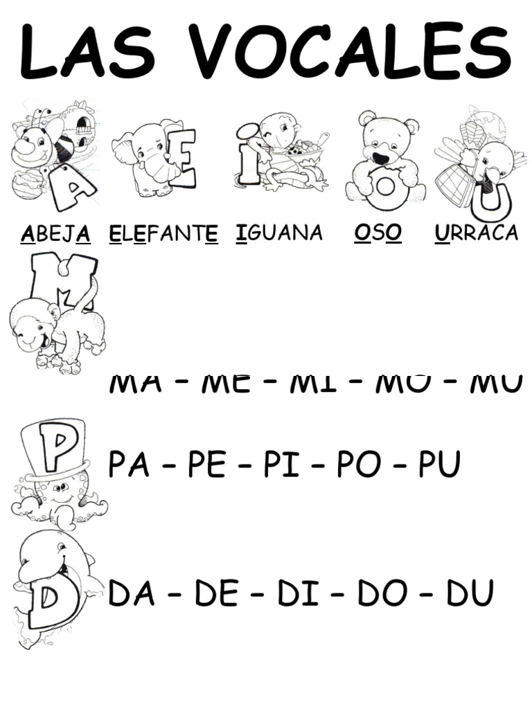 Las Vocales y Consonantes | PDF