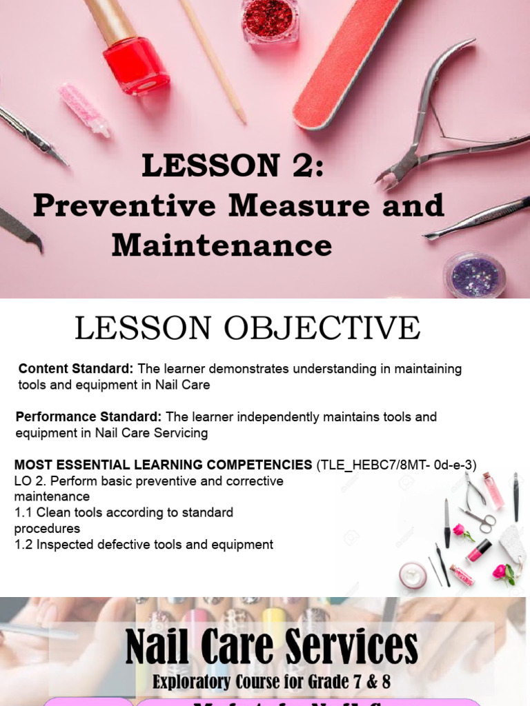 Nail Care-Module 2 | PDF