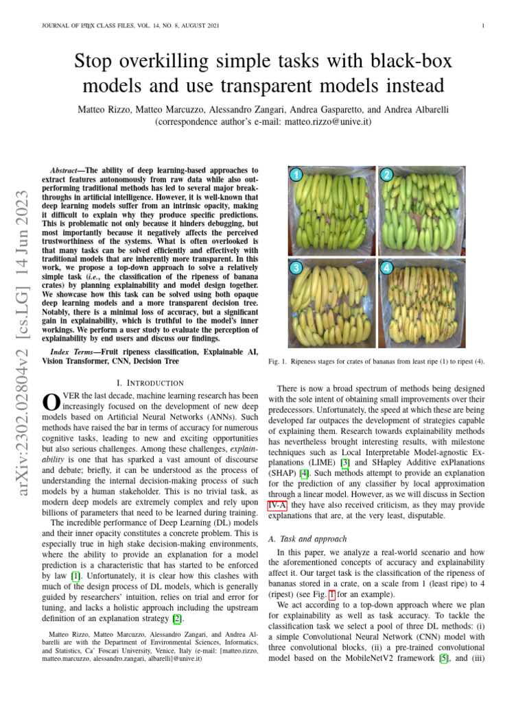 Simplifying Fruit Ripeness Classification | PDF | Machine Learning | Support Vector Machine