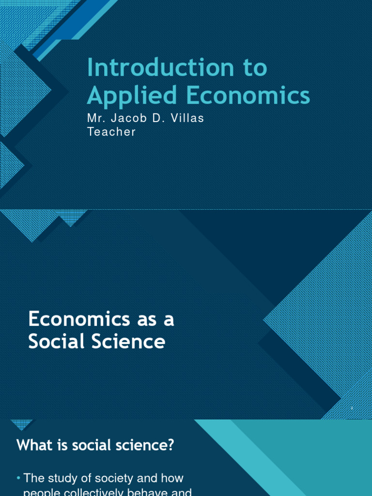 Grade 12 Lesson 1 - Introduction to Economics | PDF | Economics ...