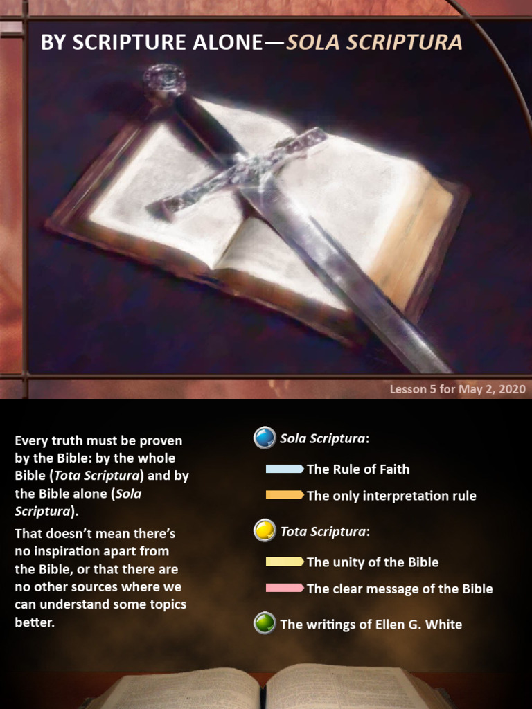 By Scripture Alone-: Sola Scriptura | PDF | Sola Scriptura | Bible