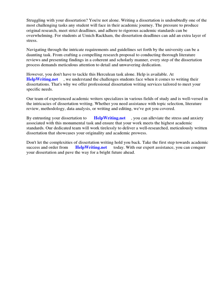 Umich Rackham Dissertation Deadlines | PDF | Foreign Language Studies