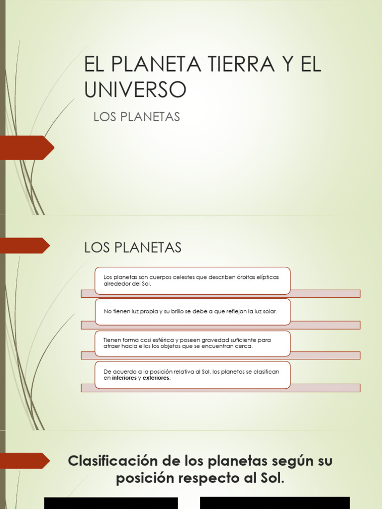 CLASE 2 EL PLANETA TIERRA Y EL UNIVERSO | PDF | Saturno | Atmósfera