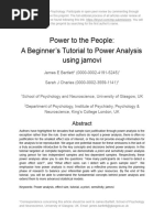 Sample Size Determination and A Priori Power Analysis Using GPower ...