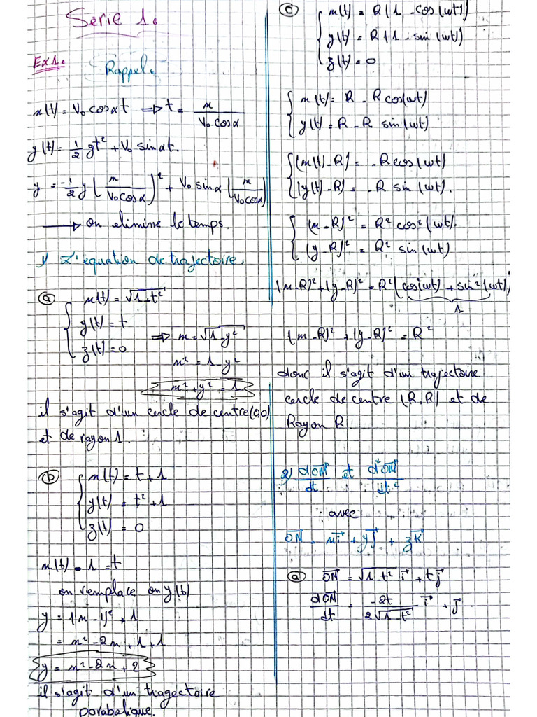 TD1 TD2 TD3 - Corrigés | PDF